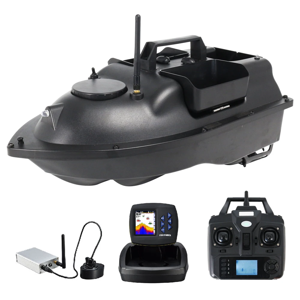 Flytec 500m Saltwater Gps Rc Bait Boat With Fish Finder And Gps 8 Hours ...