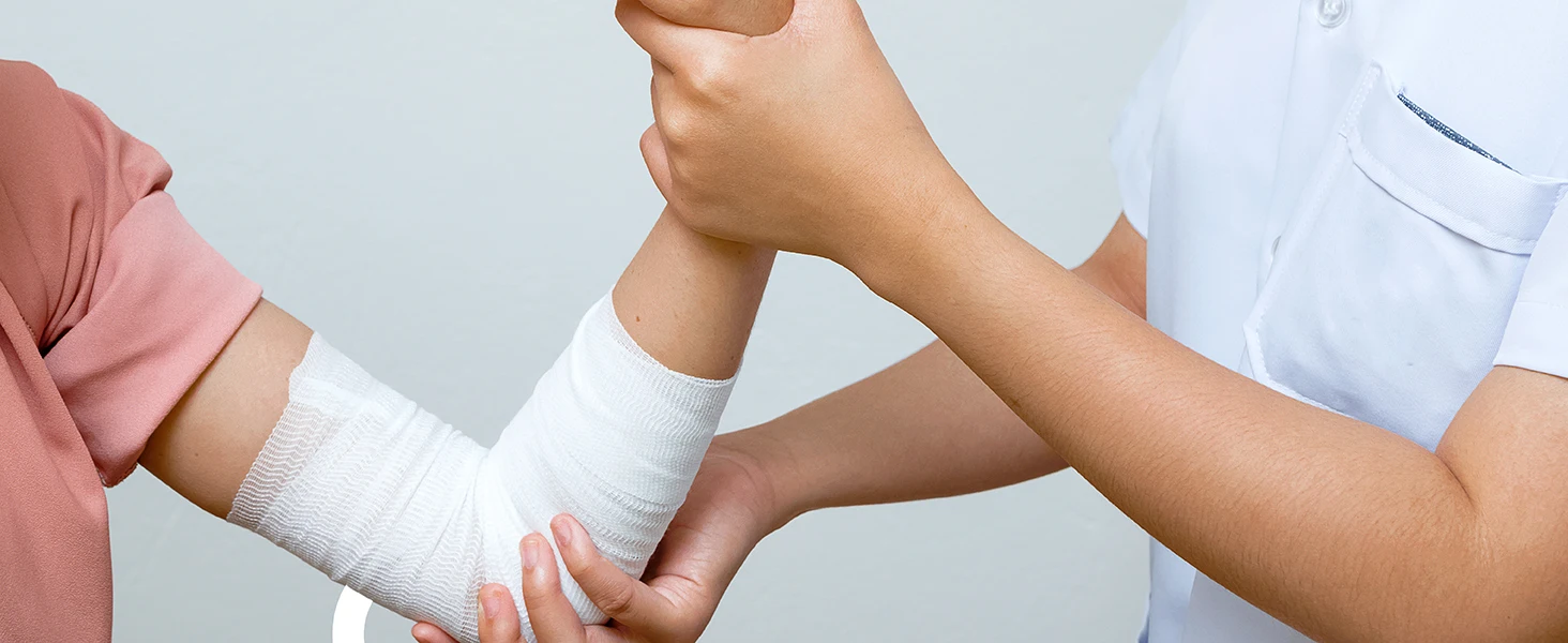 Gauze Bandage Roll with Tape - Flexible, Soft, and Breathable