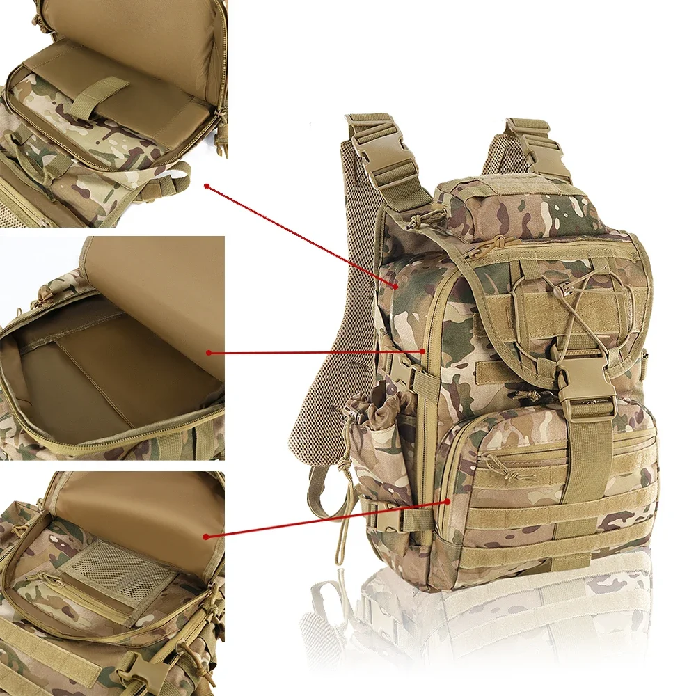 40l X7 Tactical Backpack Molle Assault Pack Waterproof Travel Climbing ...