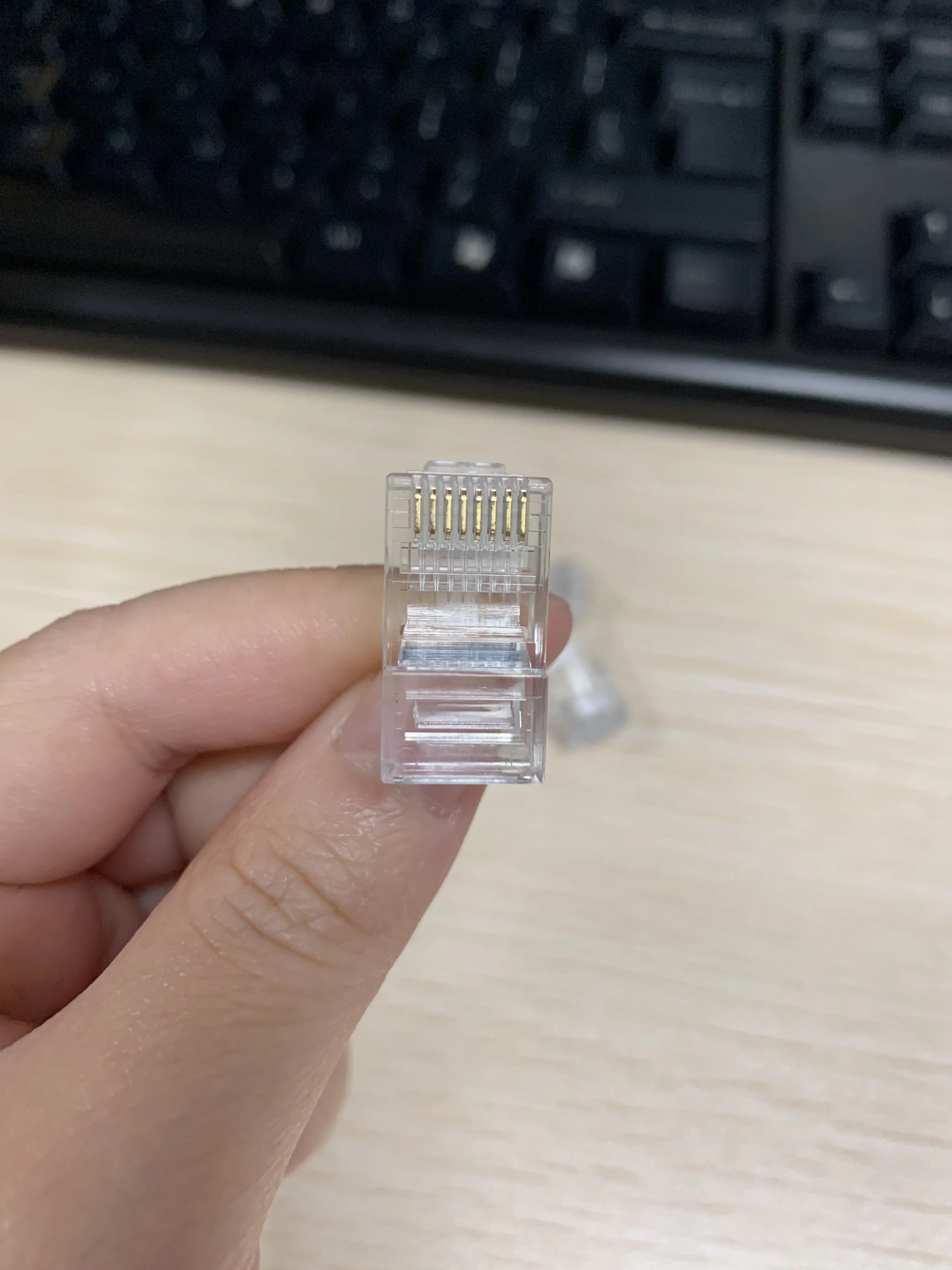 Cat6 Rj45 Connector Pass Through Utp Modular Plug - Buy Cat6 Pass ...