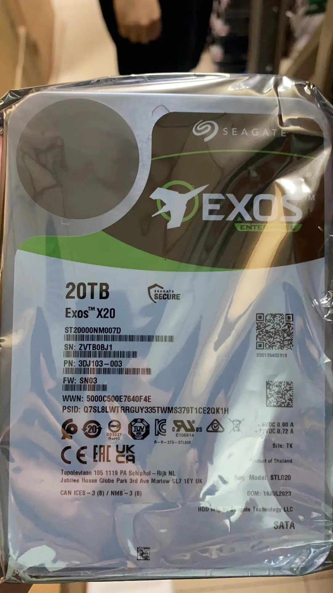 Seagate Exos HDD - High-Capacity Enterprise Storage