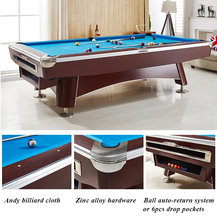 Solid Wood American Style Billiard Pool Table - Buy American Style Pool ...