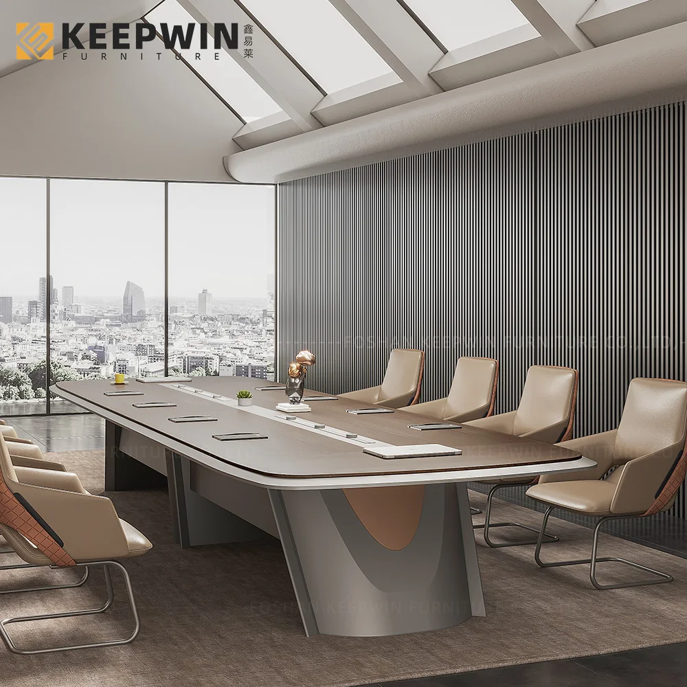 Hot selling luxury Wooden conference table 4.8M Big Boardroom Room ...