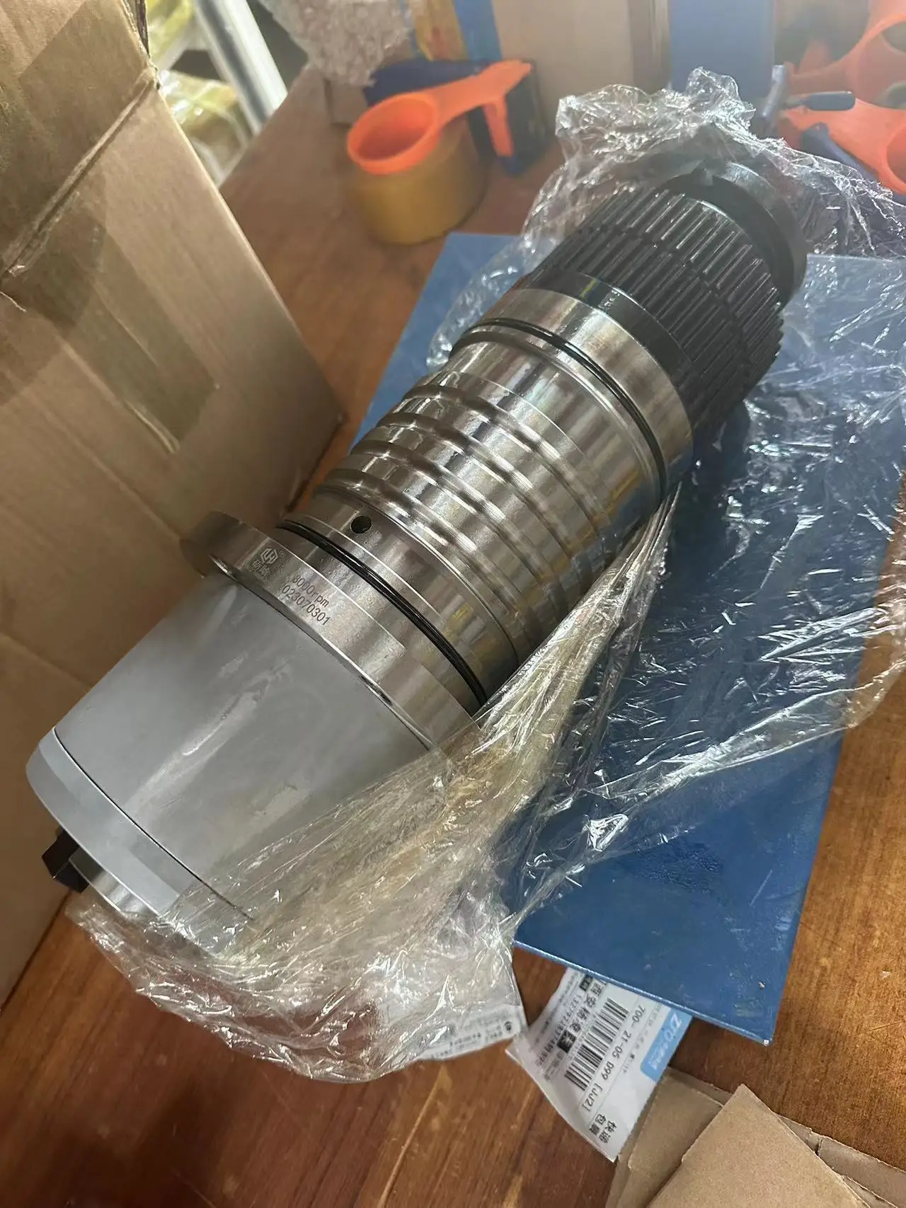 120-bt40-6000rpm Spindle Milling Machine Spare Parts Through Hole ...