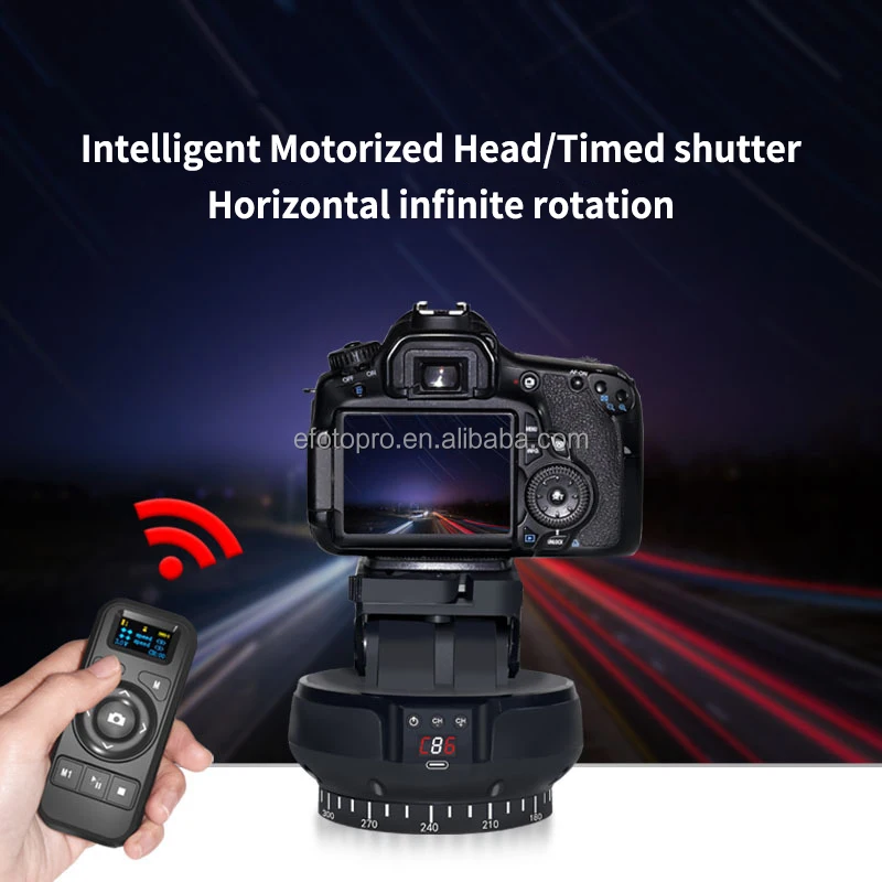 Motorized Rotating Panoramic Head - Remote Control DSLR