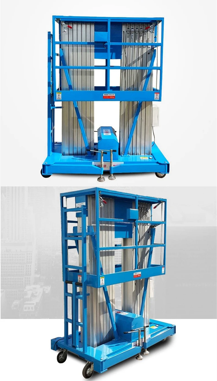 4-24m Portable Vertical Hydraulic Ladder - Aluminum Lift