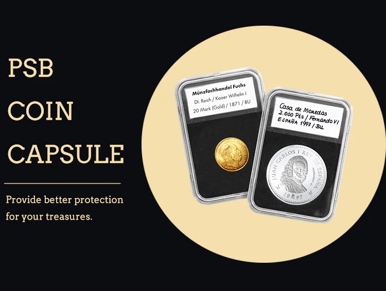 Rigid Plastic Coin Capsule Holder Pcgs Ngc Grading Collect Coin Display ...