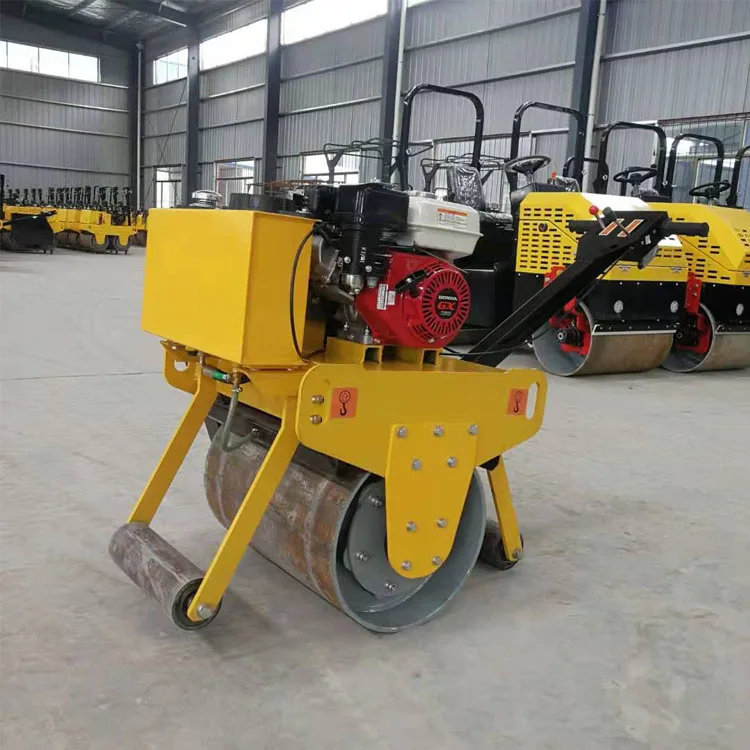 1.5 Ton Rubber Tire Roller Hydraulic Compactor Hand Held Mini Road ...