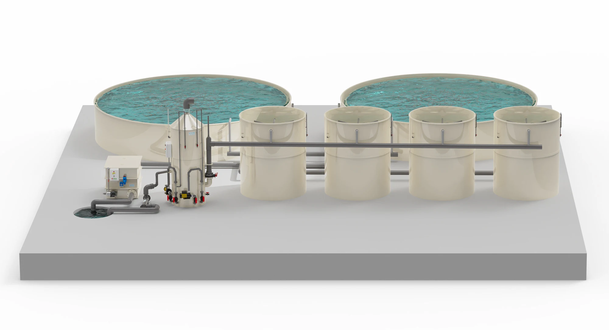 Ras Shrimp Farming Aquaculture System - Efficient & Durable