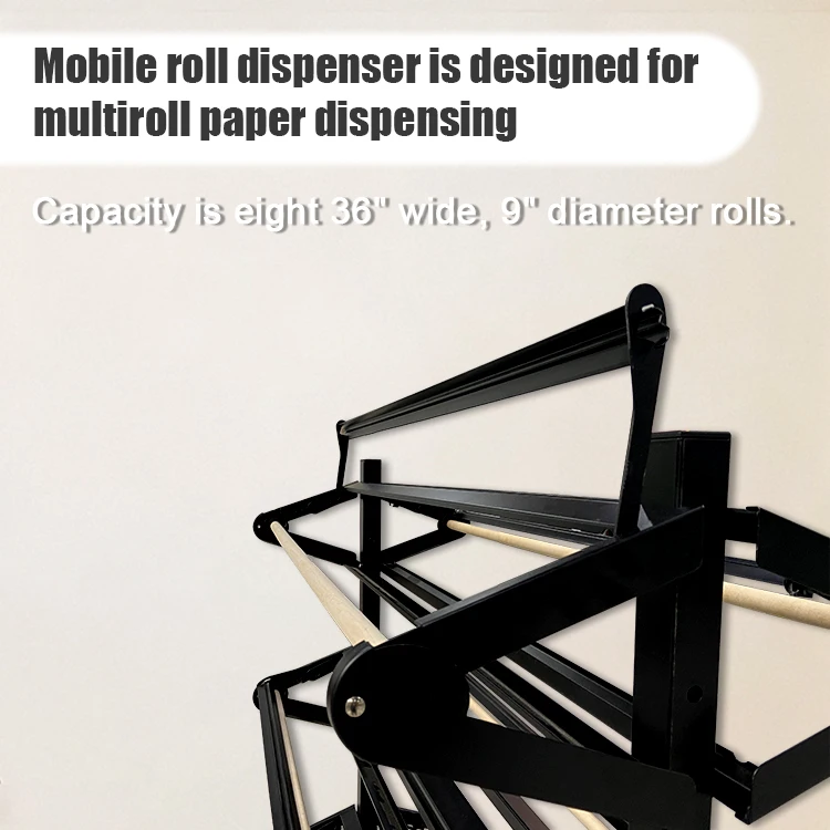 JH-Mech Gift Wrapping Tool Butcher Paper Dispenser Roll Paper Rack ...