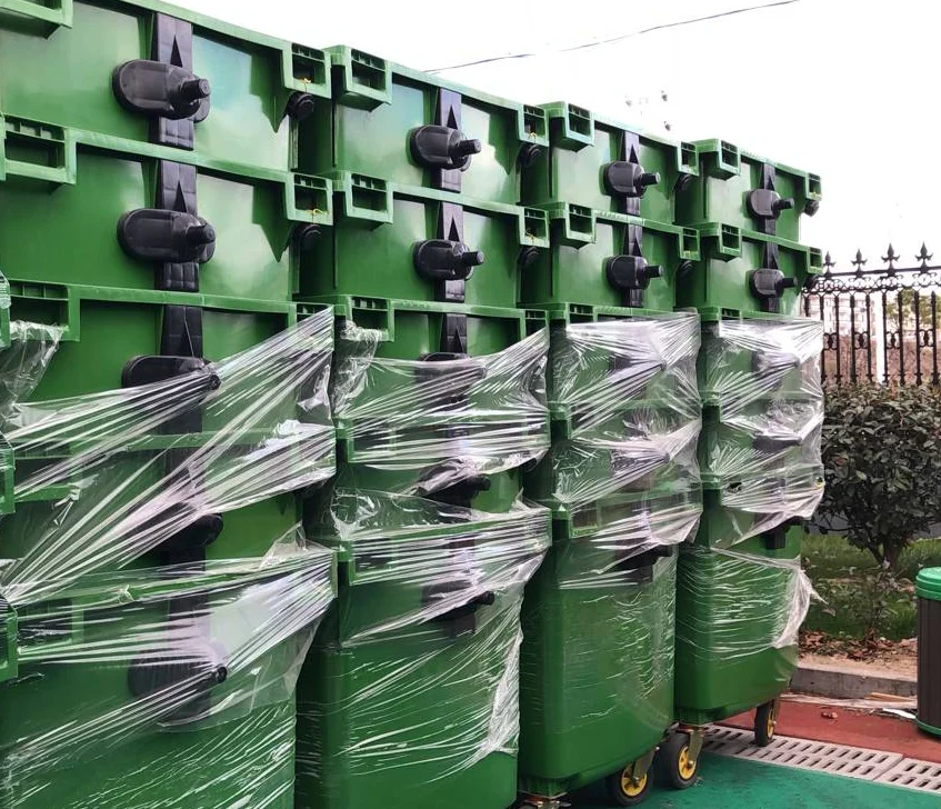 Durable 120L Trash Bins - Ideal for Outdoor Waste Management