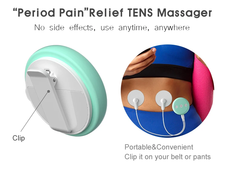 Menstrual Wireless Dysmenorrhea Period Pain Relief Device Body Massage ...