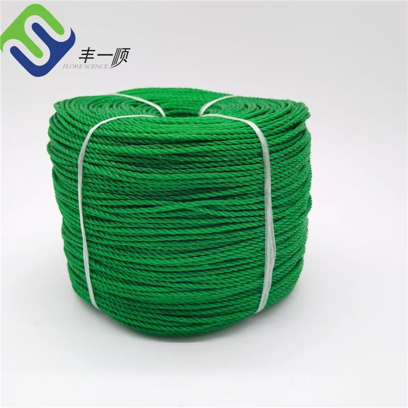Multi Colors 3 Strand 4 Strand Twisted Polyethylene Pe Fishing Rope ...