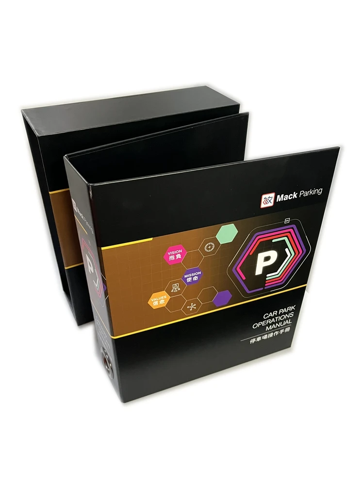 Custom Cardboard 2 Ring Binder Slipcase A4 Size Paper