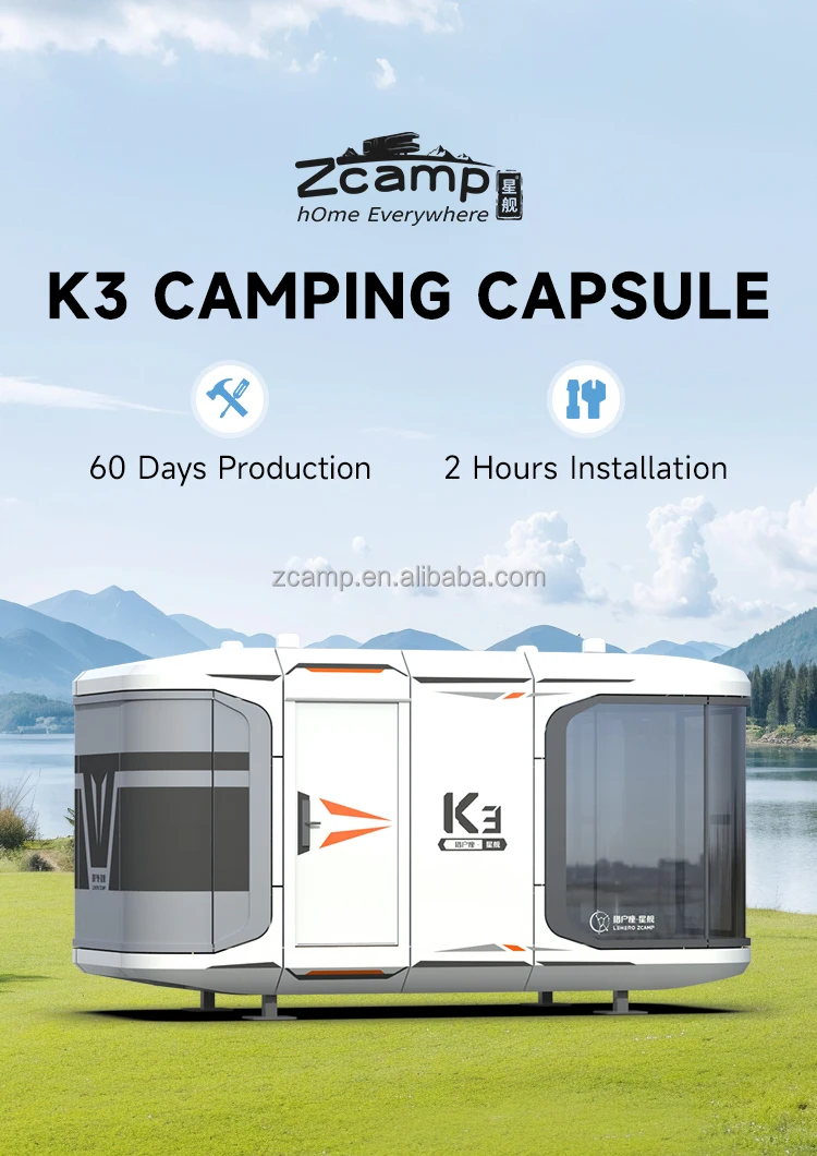 Zcamp New K3 Luxury Mobile Tiny House - Eco Friendly