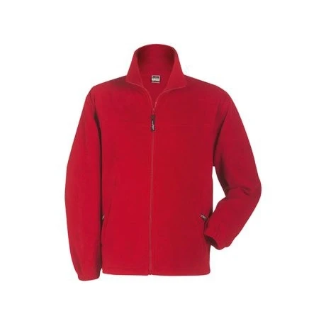 Junior Full-Zip Fleece Jacket Heavy Polyester Windproof Zipper Closure ...