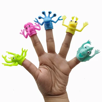 Little Mini Monster Finger Puppets Capsule Tpr Plastic Superstar Custom ...