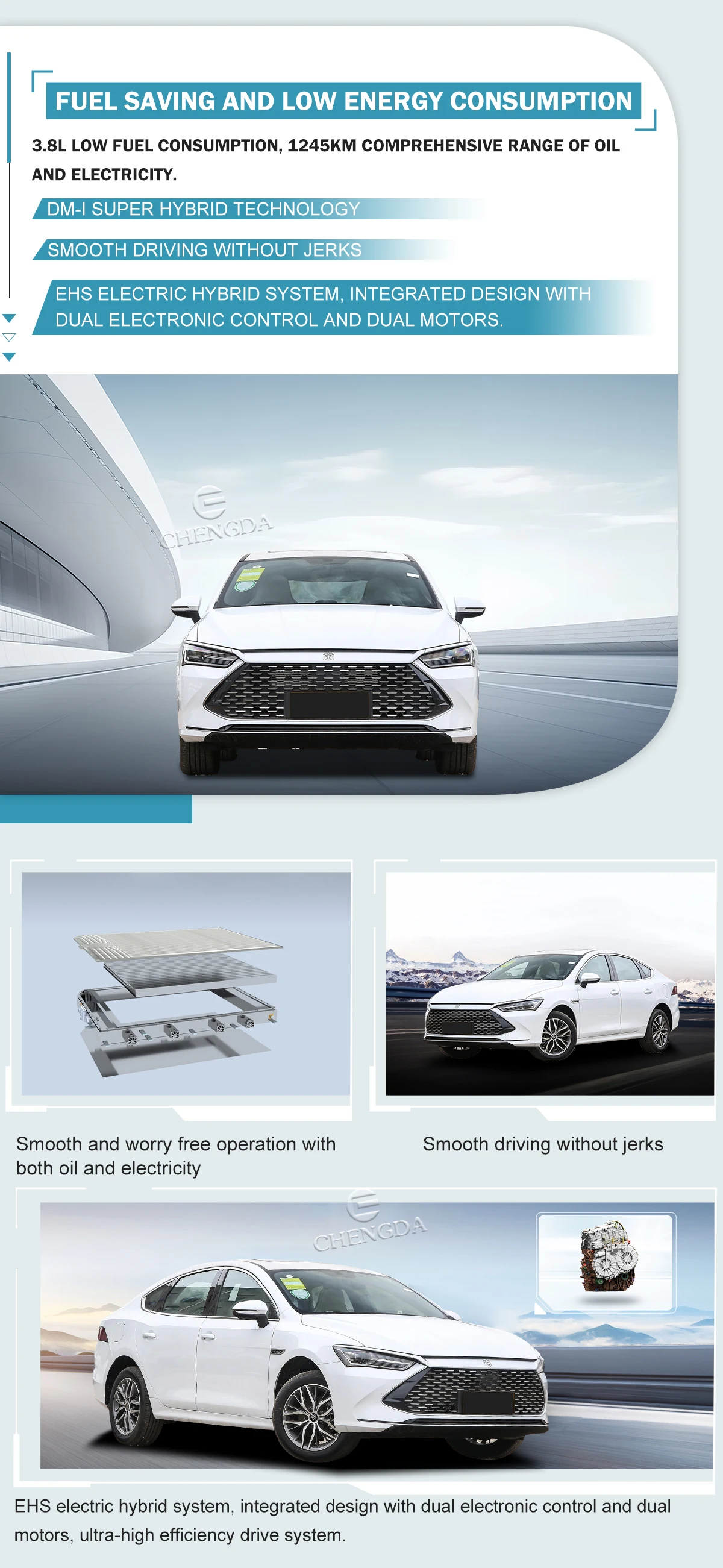 In Stock Byd Qin Plus Dm-i Ev 4-door 5-seat For Sale New Energy Vehicle ...