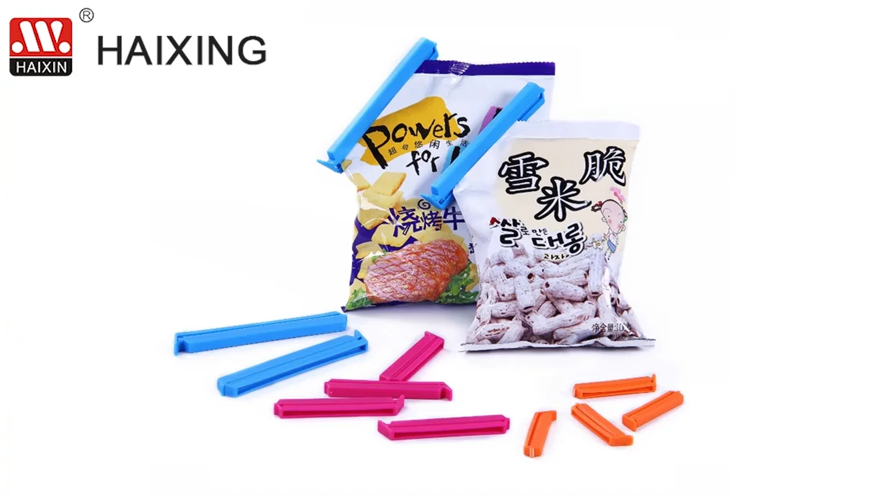 Plastic Closing Clips Large Food Snack Bag Storage Sealing Clips Seal ...