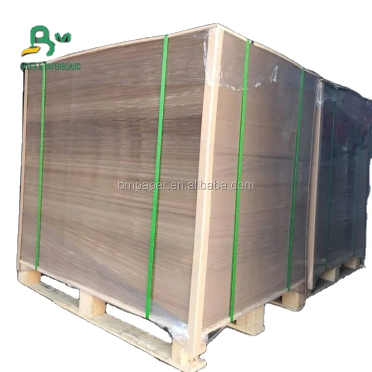 Daur Ulang Pulp Kayu Warna Coklat Pembungkus Kertas 80gsm Untuk 440gsm ...