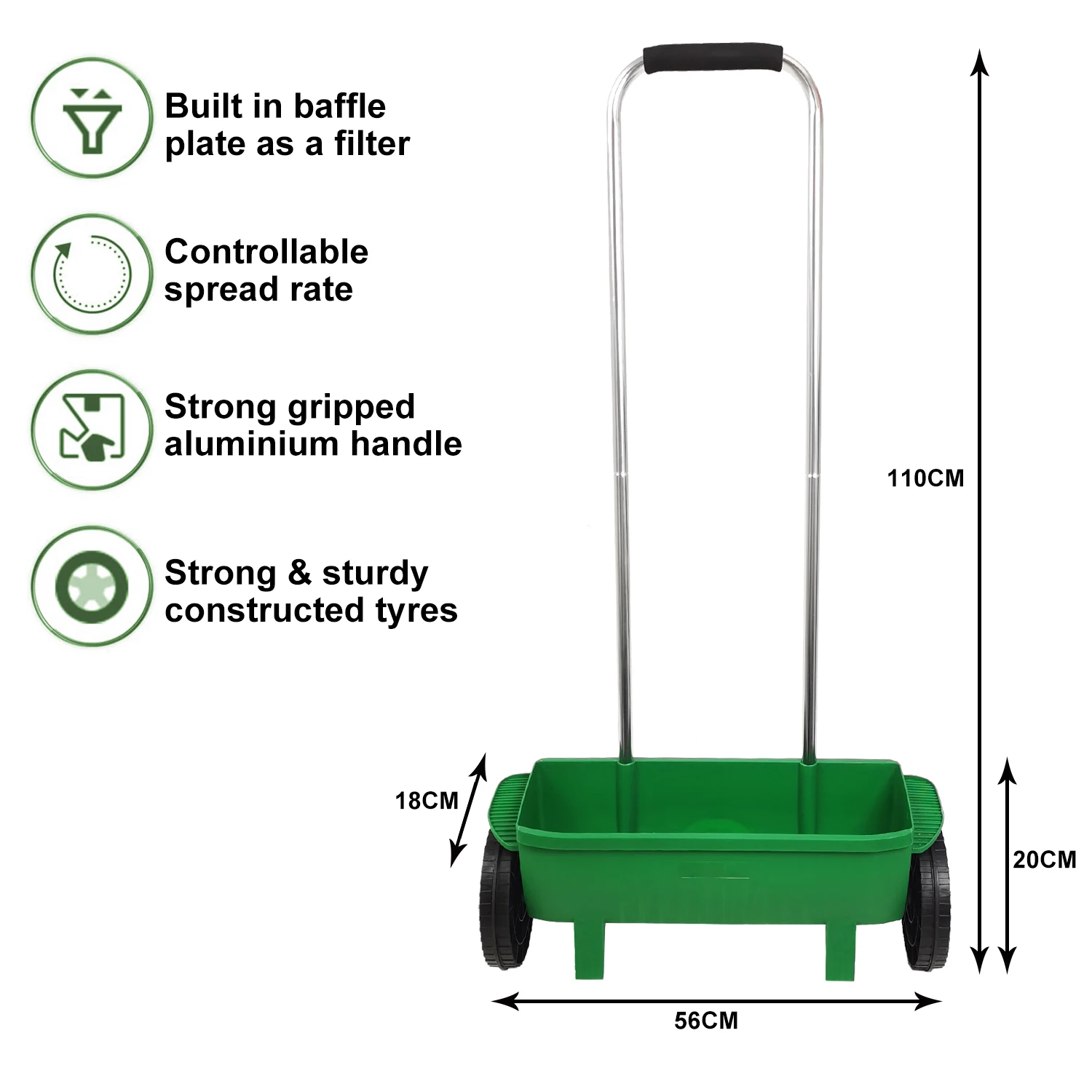 Alibaba.com: Vertak 12L Manual Hand Push Artificial Turf Sand Spreader ...