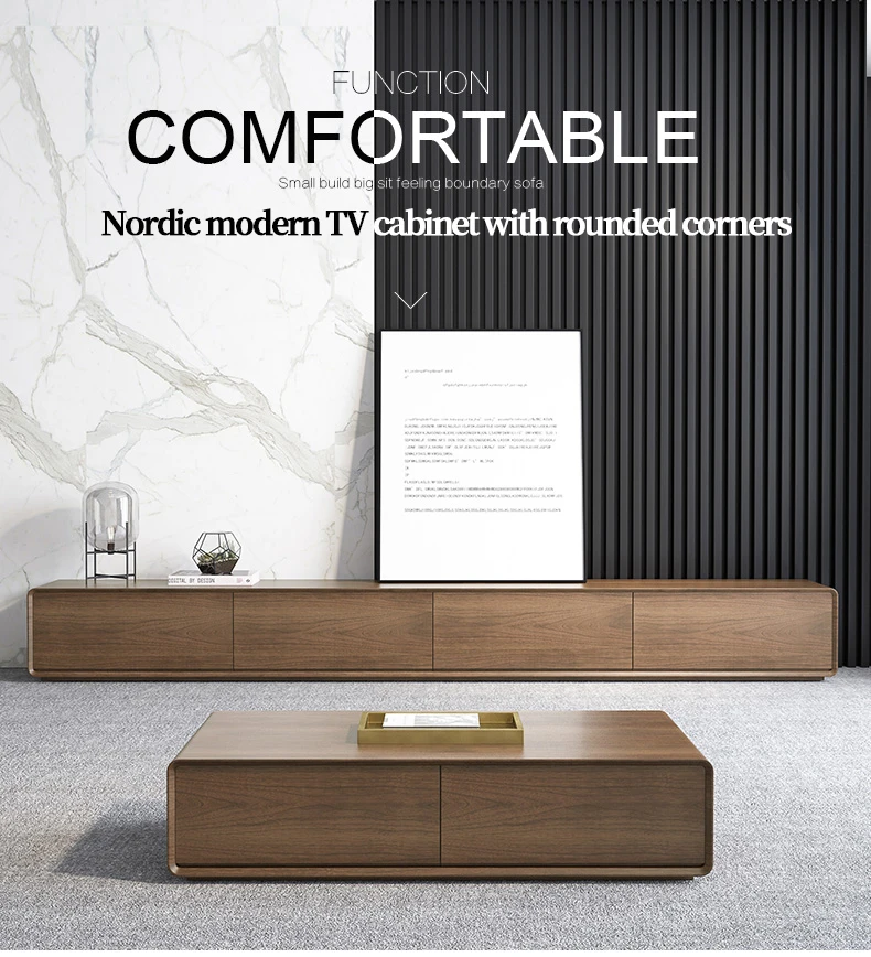 2021 Luxury Modern Home Entertainment Wall Unit - JUNCHN