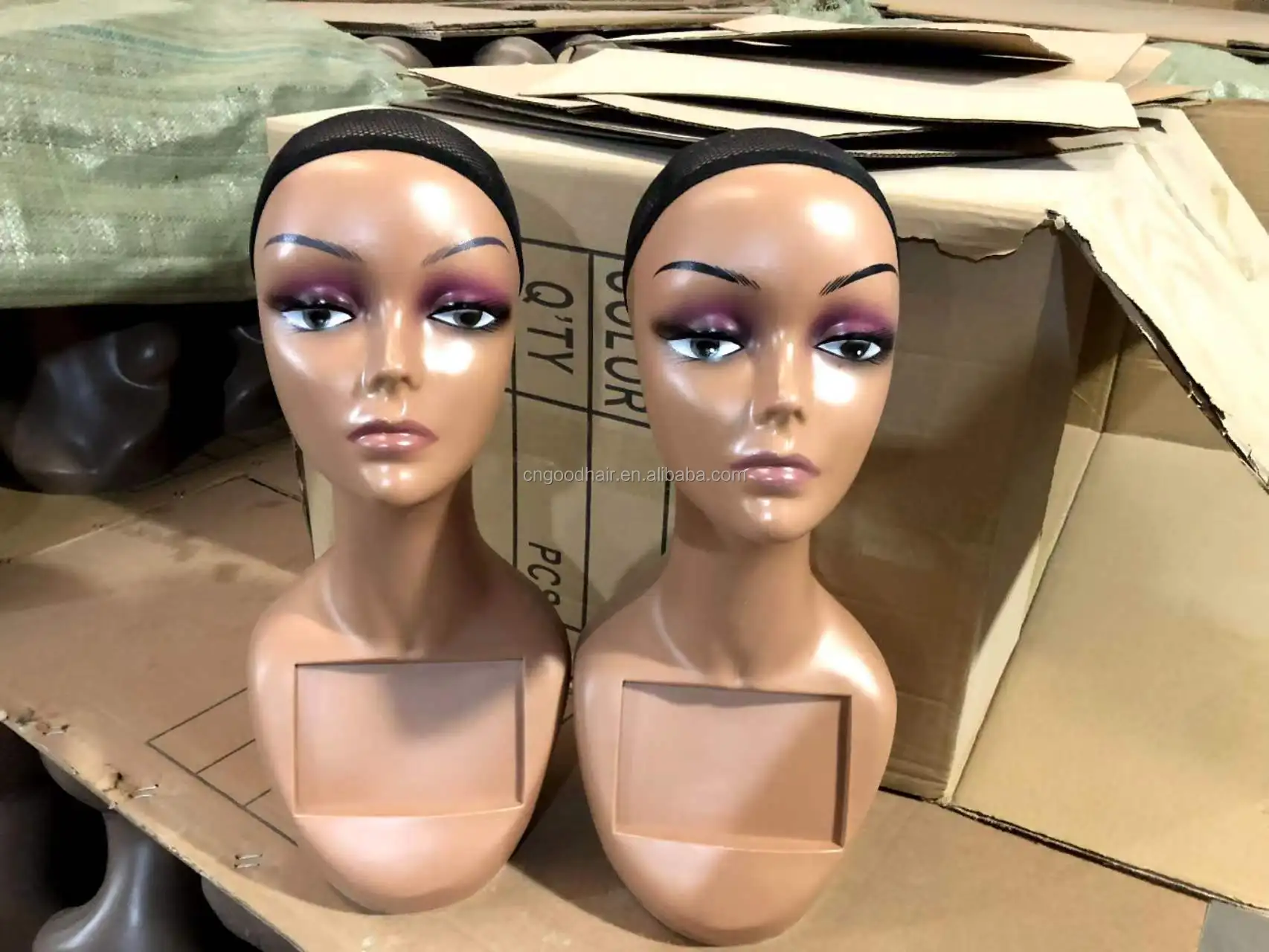 Female Adjustable Stand Wig Display Mannequin Head Model Head For ...