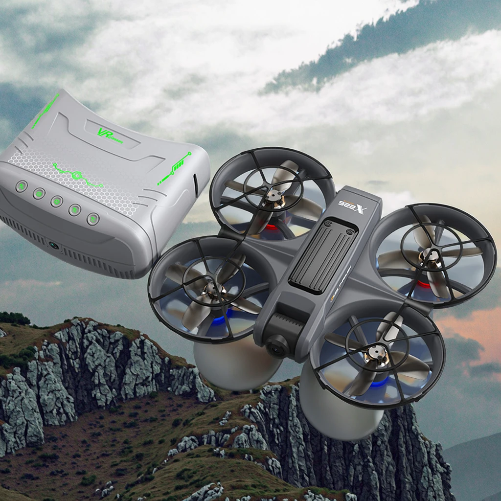 X226 Vr Glasses & Mini Drone Brushless Hd Remote Control Airplane ...