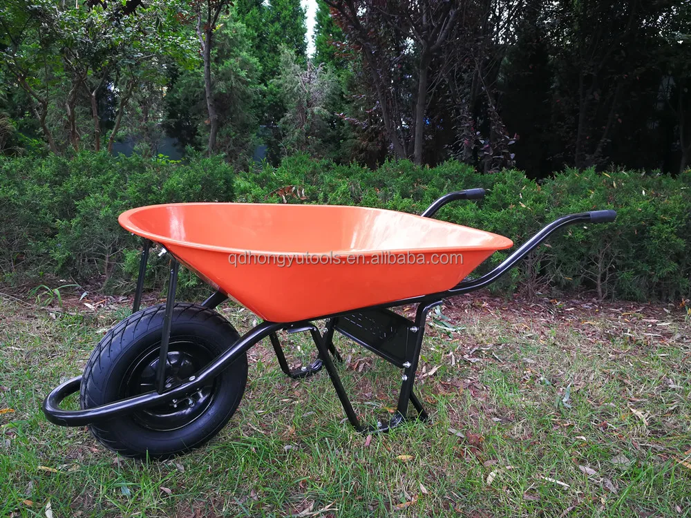 Truper Model 5.5CBF Metal Tray Garden Wheelbarrow Carretilla