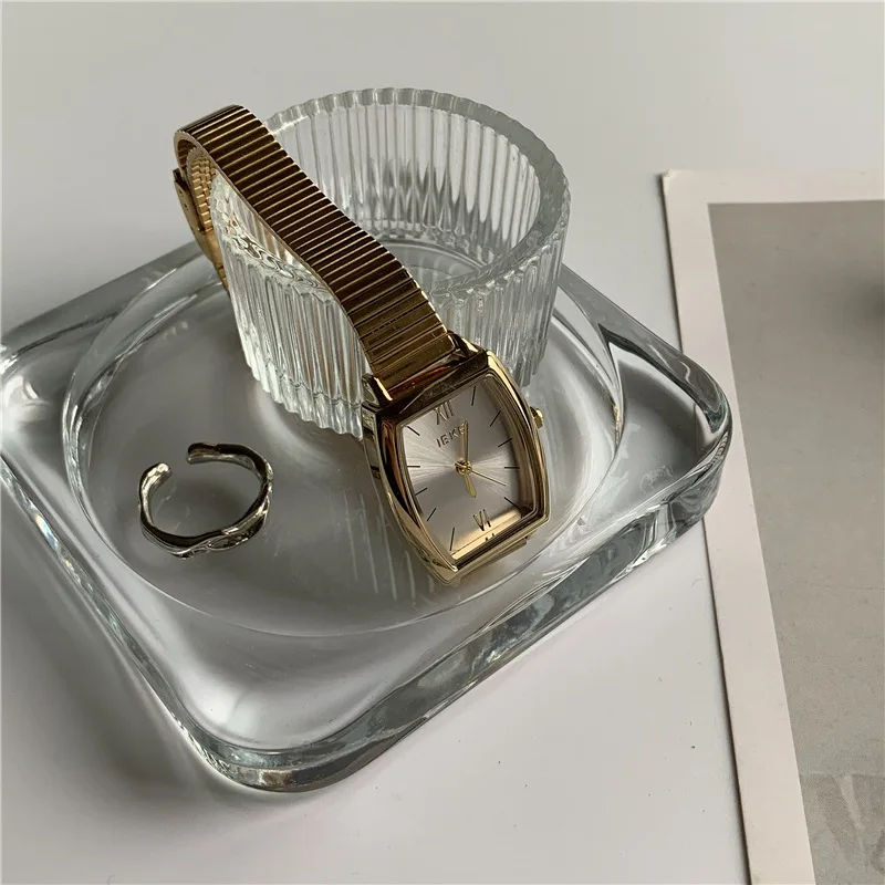 IEKE Watch for Women - Popular Niche Design Golden Quartz