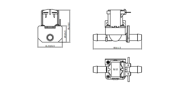 6v 24v Quick Fit Washing Machine Pump Solenoid Valve Water Purifier