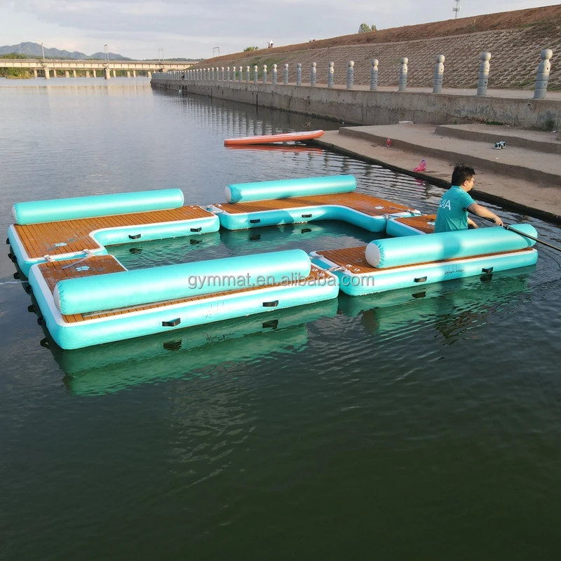 Cheap Price Drop Stitch Inflatable Floating Dock for SUP Surfboard ...