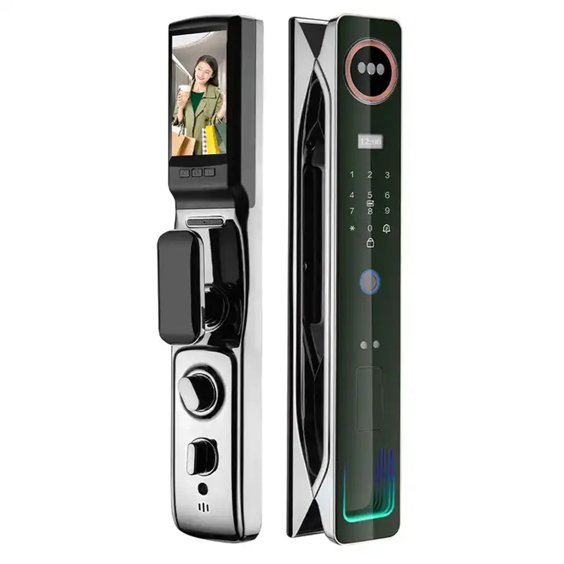 Smart Locks Display With Camera Viewing Tuya Wifi App Home Security ...