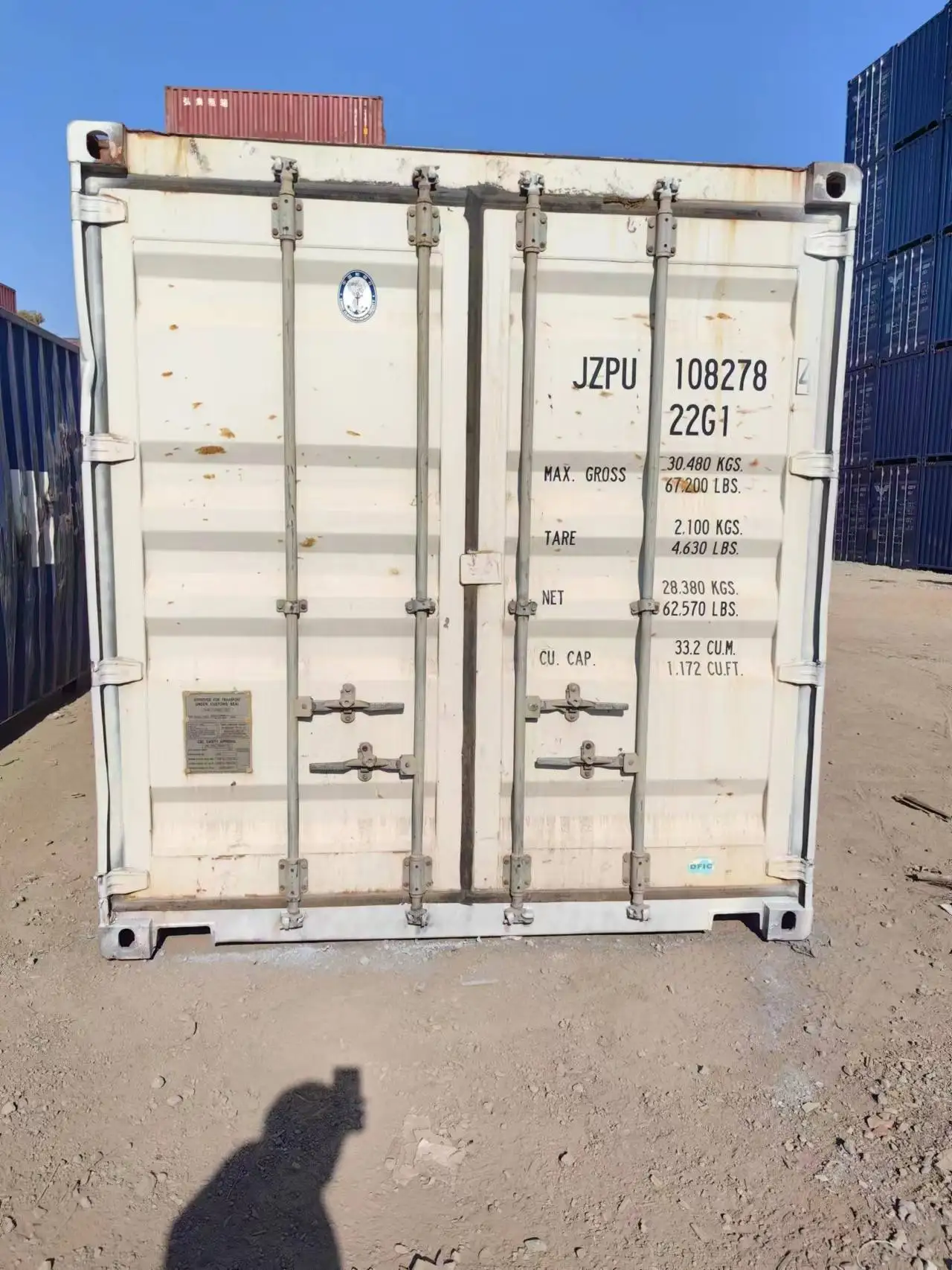 China New Shipping Container Second-hand 20ft 40ft 40hq High Cube For ...