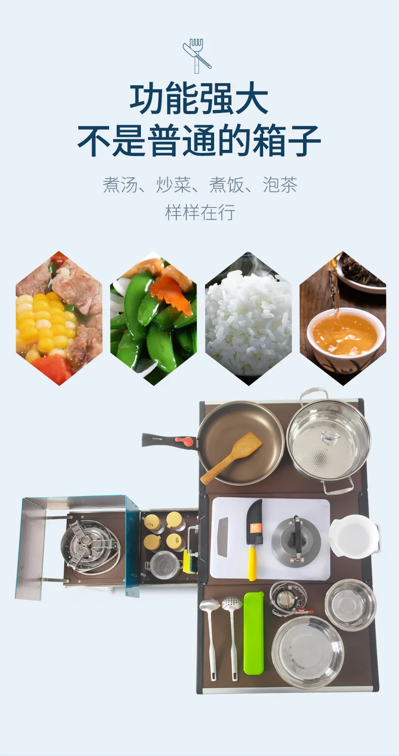 Tytxrv Camper Outdoor Kitchen Accessories Foldable Portable Caravan ...