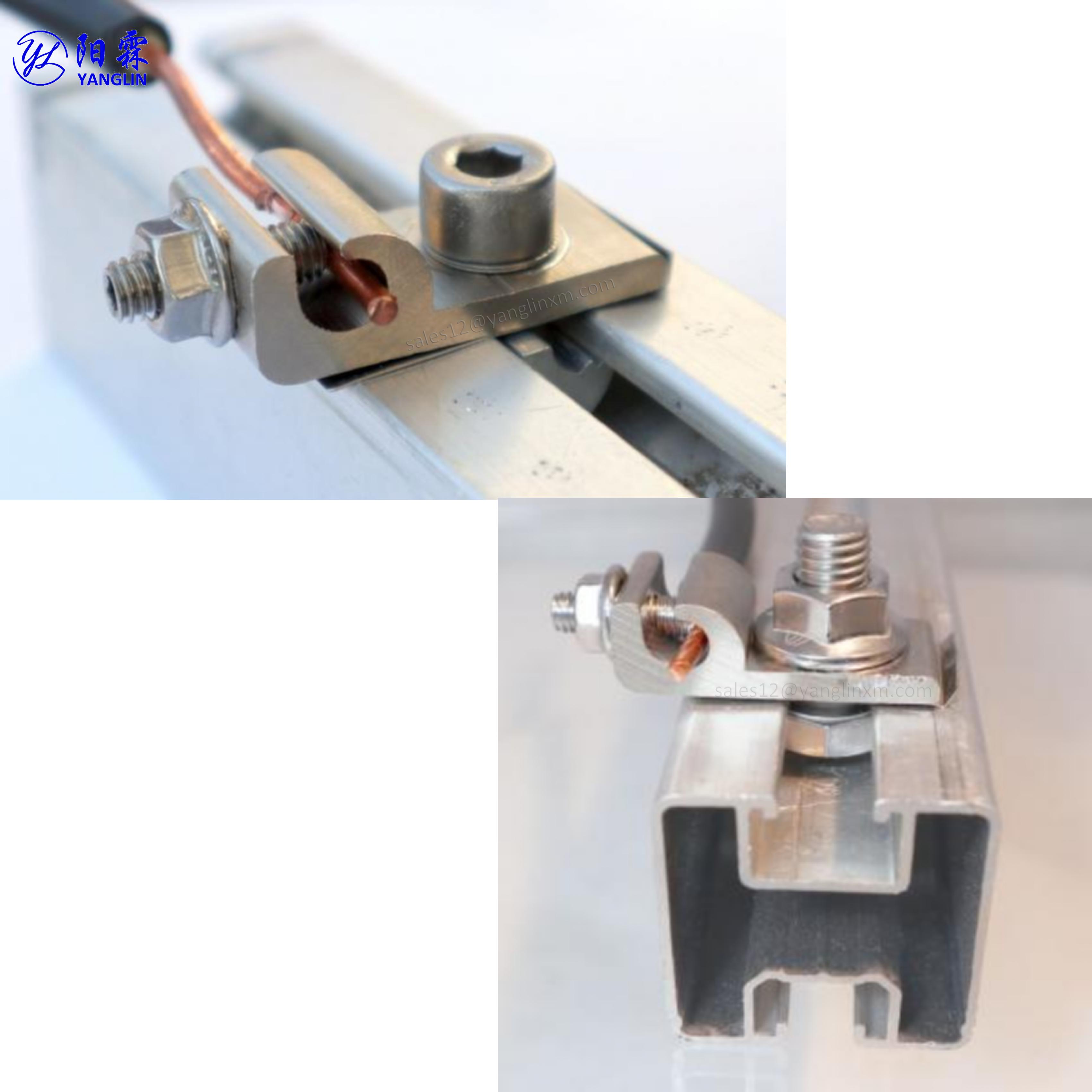 Electrical Grounding Conductive Fasteners Grounding Lugs Earthing Cable ...