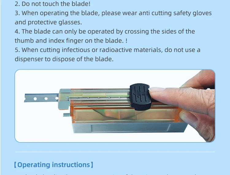Leica 819 Disposable Blades Medical Laboratory Pathological Consumables ...