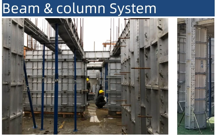 Modular Square Metal Shuttering Adjustable Steel Frame Concrete ...