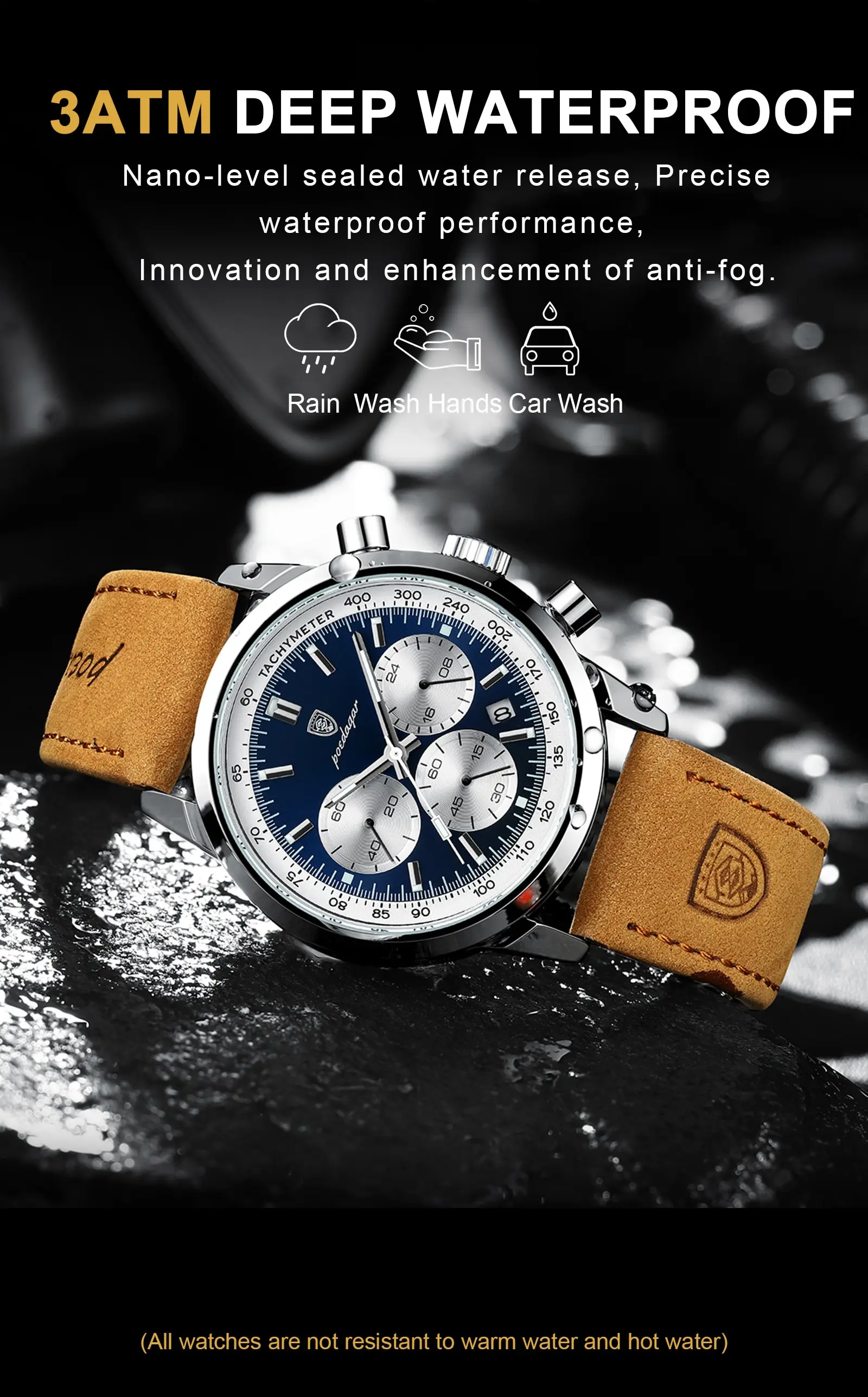 Luminous Waterproof Chronograph Men's Luxury Brand Watch