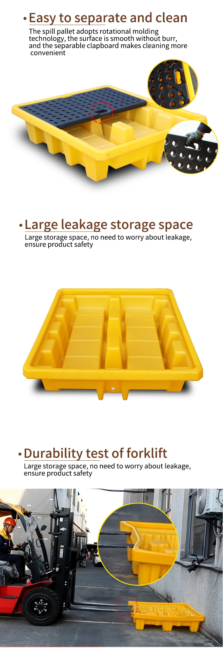 Hot Sale Pallet Rack Spill Containment - Ecofriendly Solutions