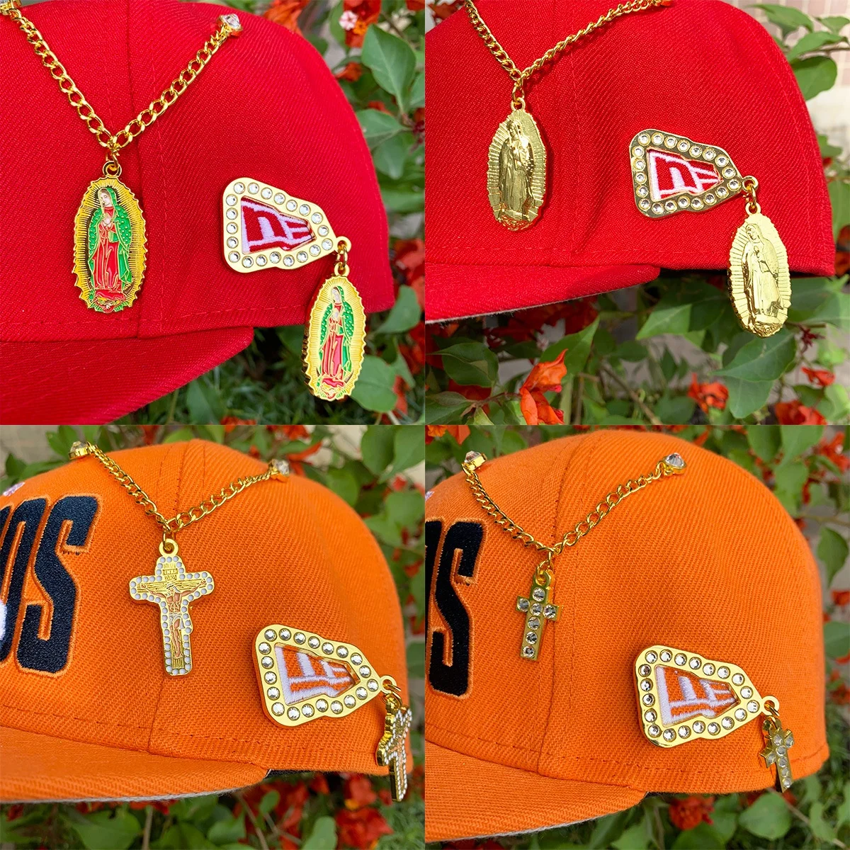 Wholesale 2024 Pines Para Gorras Beisbol Pines Para Gorras Metralleta Diamond Metal San Judas ...