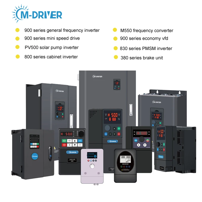 M-Drive 3 Phase 4KW VFD 220V AC Inverter for 3.7KW Motor Vector Control ...