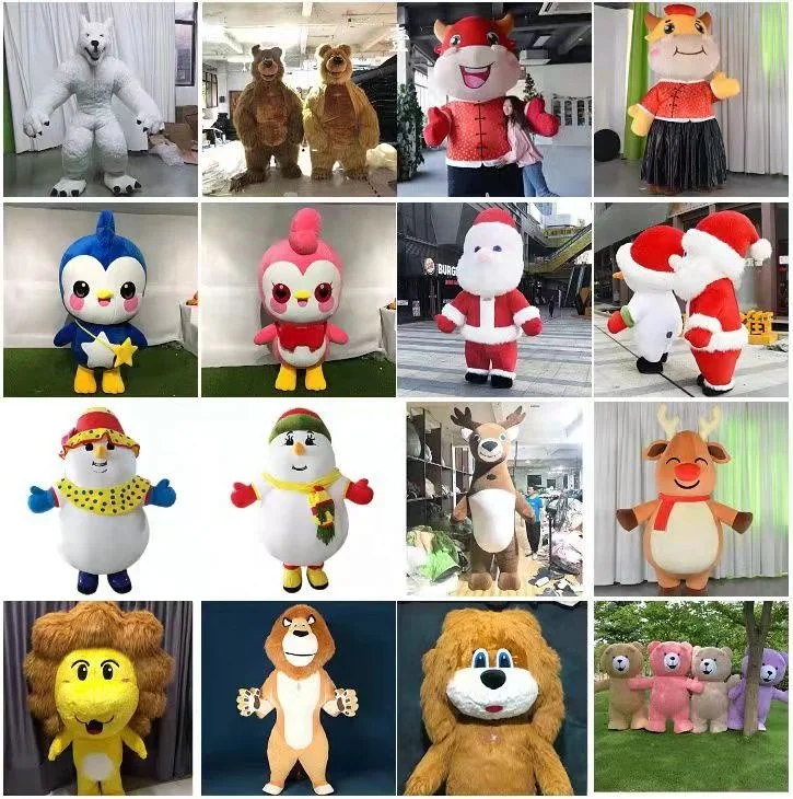 PVC Teddy Bear Mascot Costume - 1.8m-3m Inflatable Cartoon Toy for ...