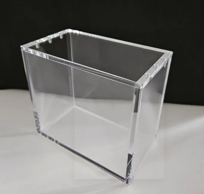 Custom Clear Acrylic Case For English One Piece Booster Box Acrylic ...