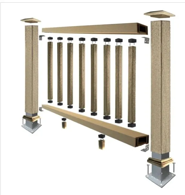 Durable WPC Handrail - Low Maintenance Outdoor Railing