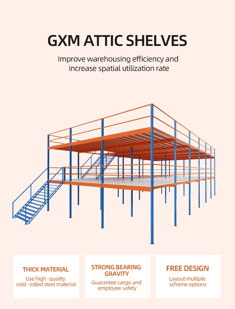 Gxm Industrial Mezzanine Floor Mezzanine Racking System Mezzanine Floor ...