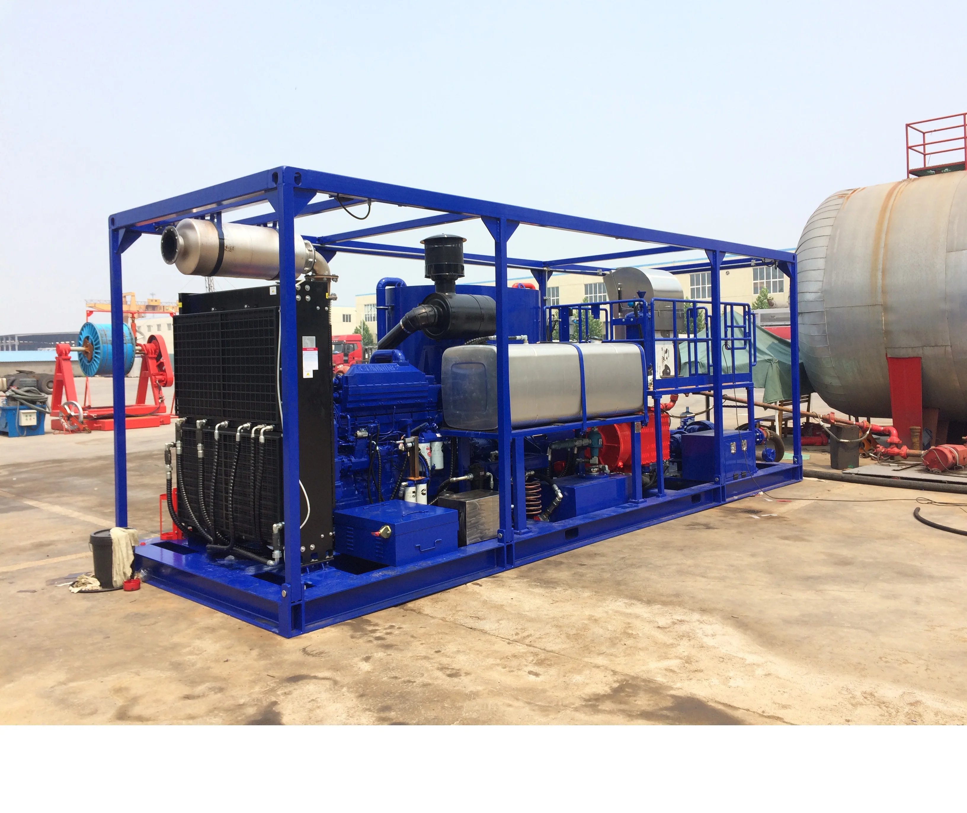 Ylq2500-105 High Pressure Plunger Pump Skid-mounted Fracturing Pump ...