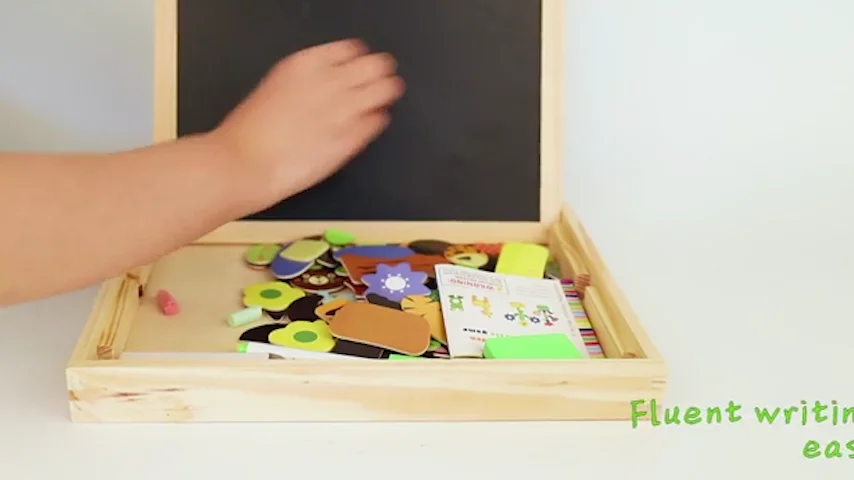 Wooden Multifunction Children Animal Puzzle Writing Magnetic Drawing ...