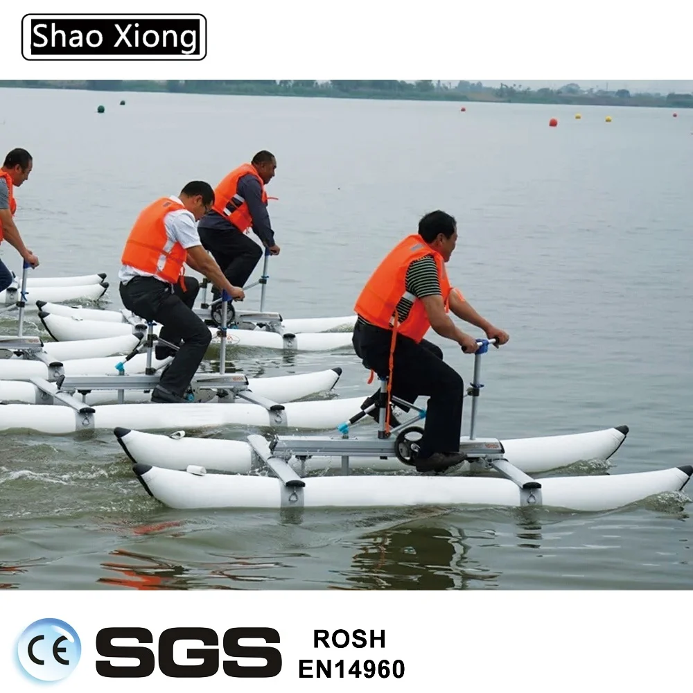 Alibaba.com: Inflatable PVC pontoons, pedal-powered water bike, CE/BV ...