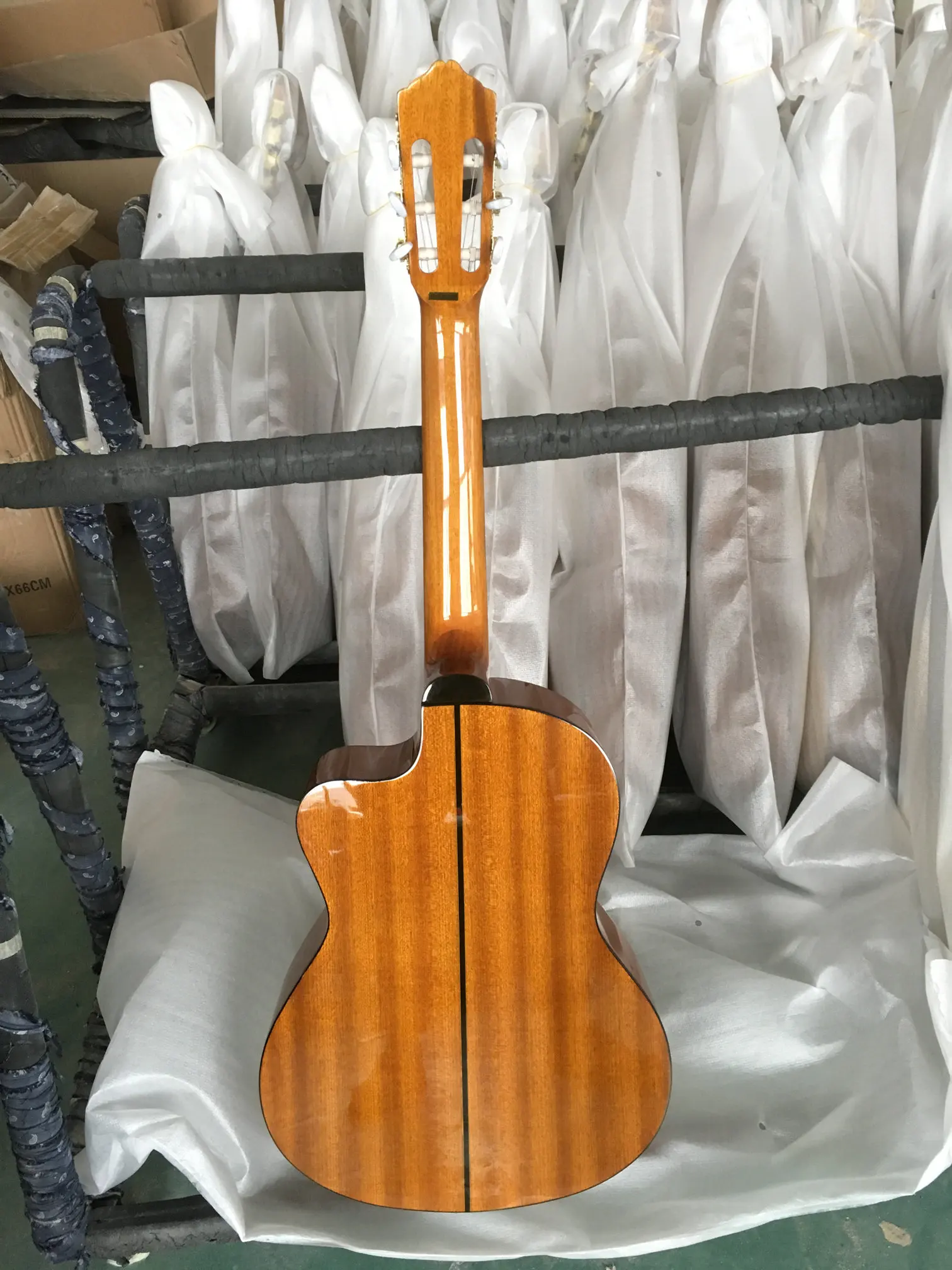 39" Cutaway Electric Classical Guitar with 4-Band EQ